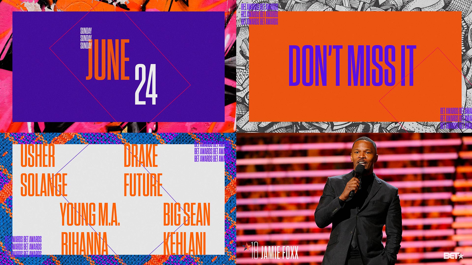 2018 BET Awards / 360 Campaign — Thornberg and Forester