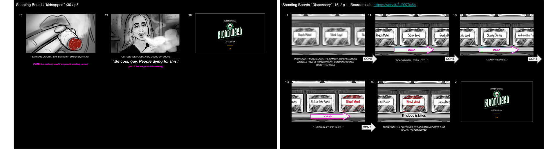 Blood Weed / Show Launch Campaign — Thornberg and Forester