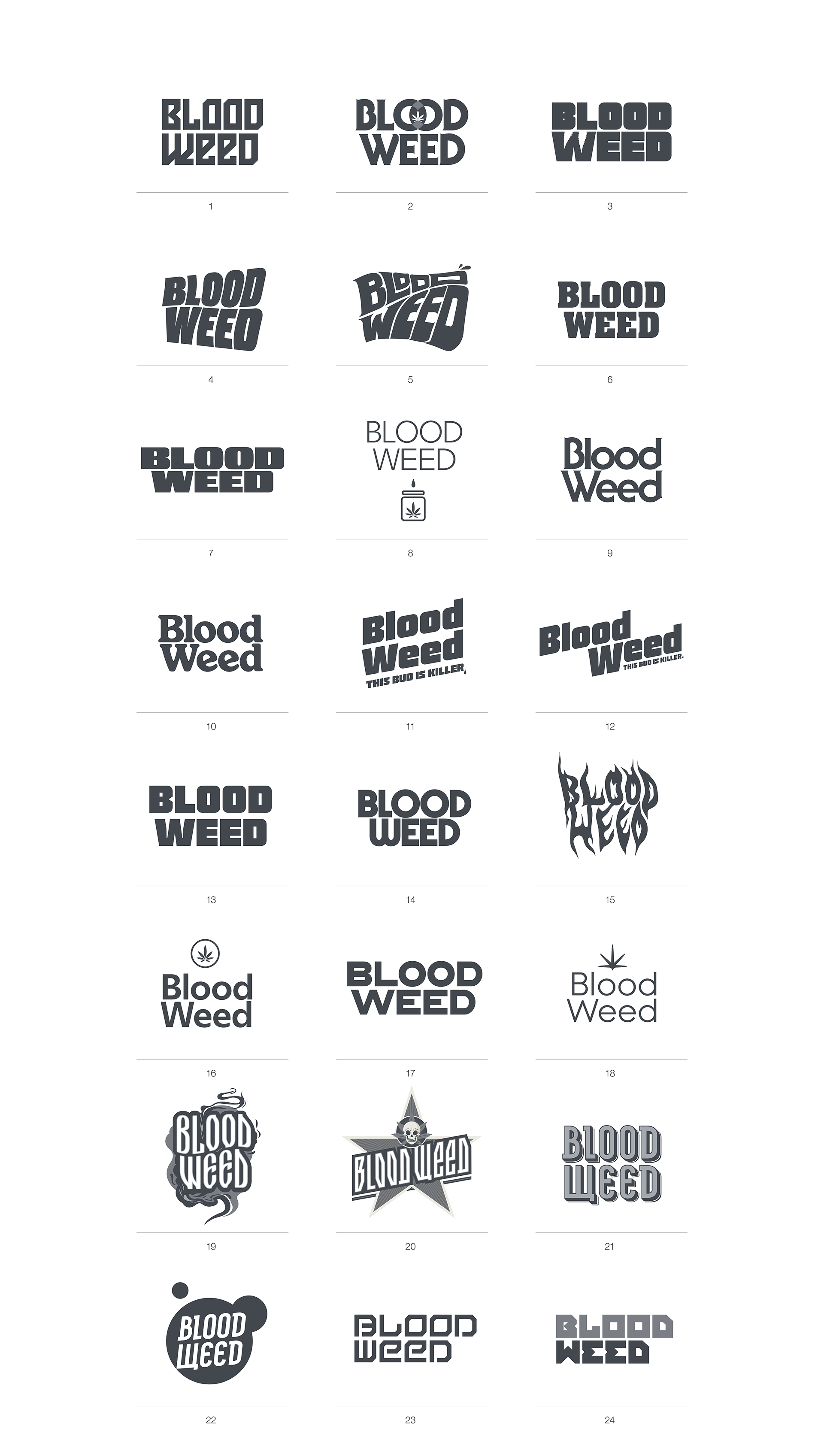Blood Weed / Show Launch Campaign — Thornberg and Forester